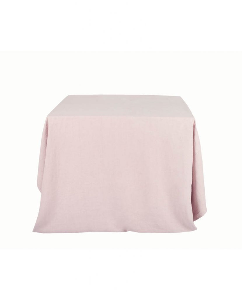 Mantel de Lino rústico color Rosa Pastel – Collections | Alquiler y ...